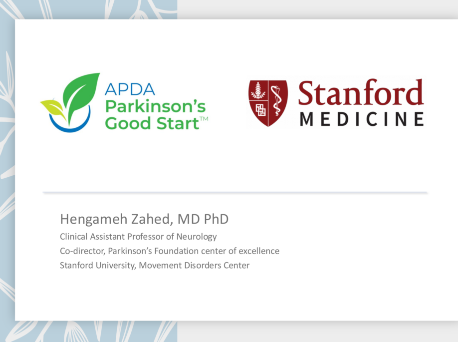 APDA Good Start Slides – June 2026 Stanford PD Community Blog